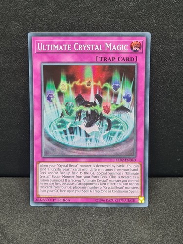Yugioh Ultimate Crystal Magic LED2-EN040 Super Rare 1st Edition NM | eBay