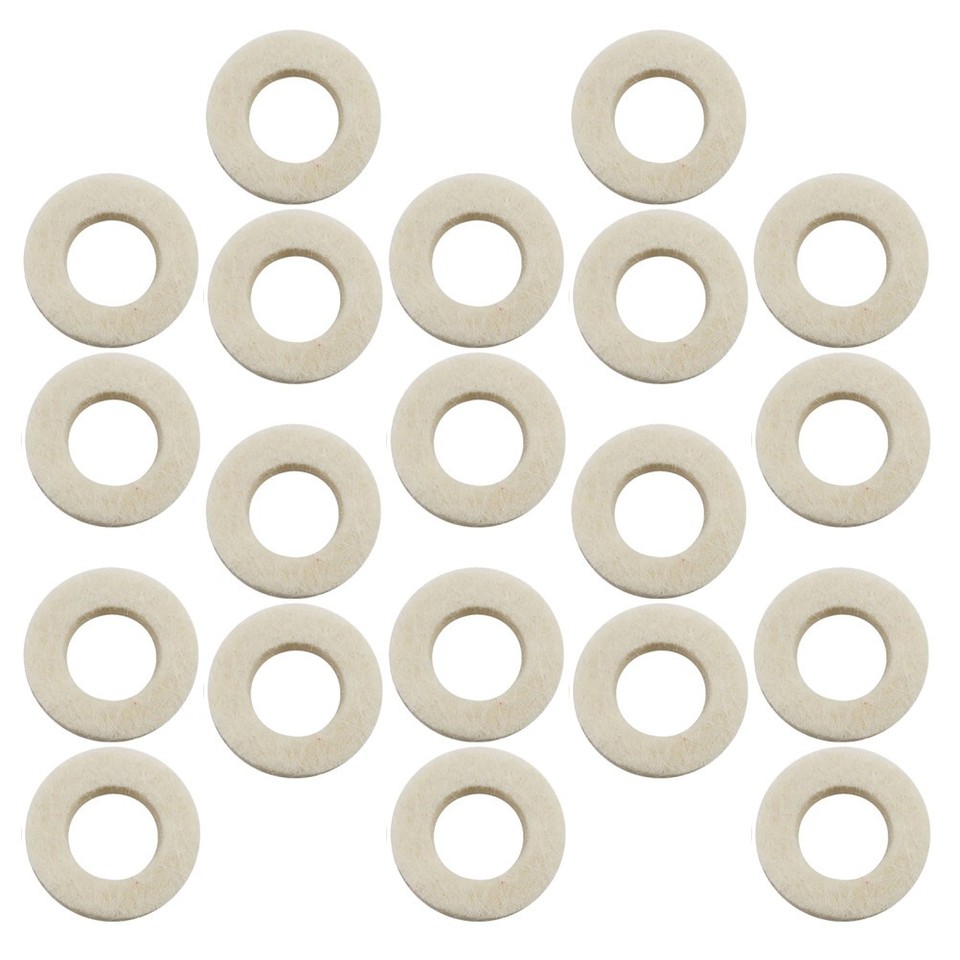 20 Pcs Trumpet Felt Pads Cushion Valve Cleaning and Care Products ...