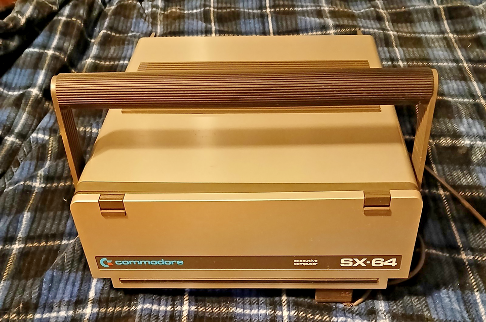 Commodore SX-64 Executive Portable Computer Complete w/Keyboard & Cable ...