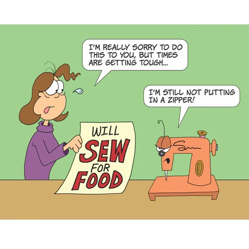 Office Wall Calendar Cartoon Sewing Hangable Planner 12-Month Wall | eBay