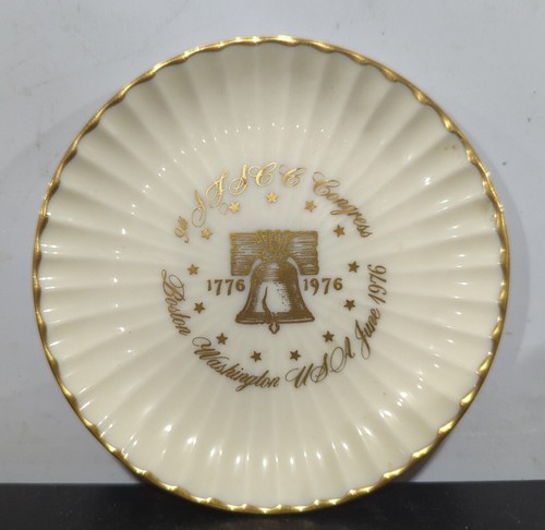 Rare Lenox 4" Amerchol Liberty Bell Porcelain Ashtray/ Coaster - Made ...