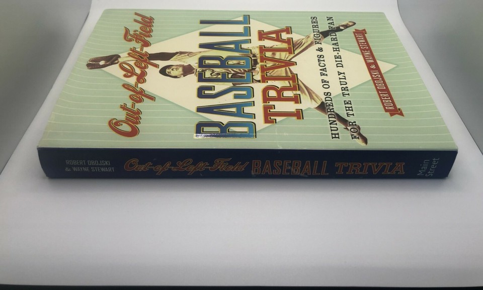 BASEBALL TRIVIA BOOK-"Out of Left Field-Baseball Trivia"- 9781402742132 ...