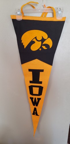 IOWA HAWKEYES 12X30 INCH BANNER NCAA WOOL PENNANT 11/20/22 | eBay