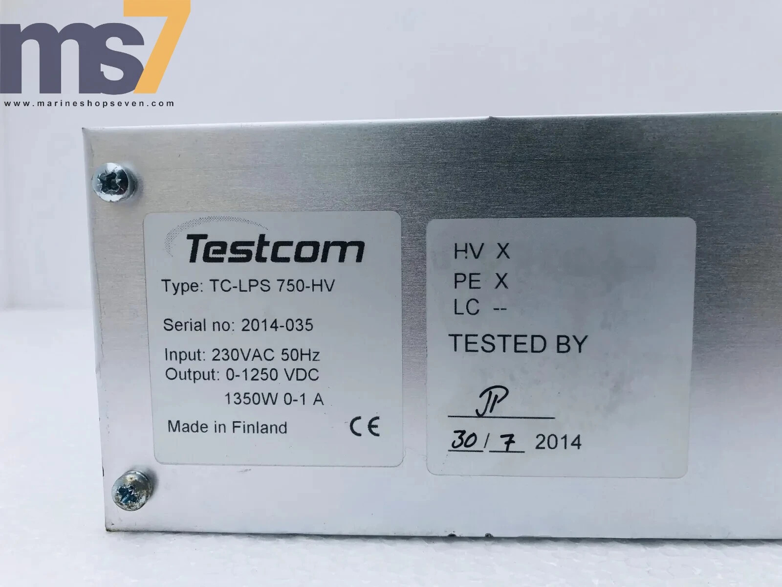 TESTCOM LPS 750-HV DC POWER SUPPLY POWER TEST BENCH 0-1250 VDC #NEW | eBay