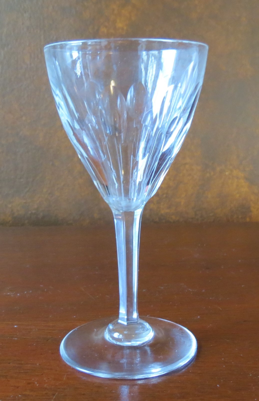 Val St Lambert Nestor Hamlet 5 3/8” Cut Crystal Wine Goblet(s) | eBay
