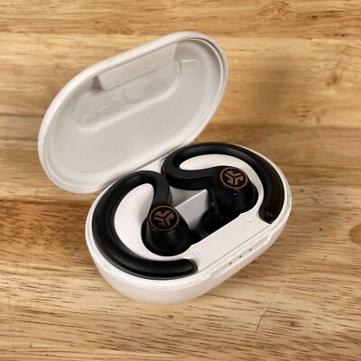 JLab Jbuds Air Sport White True Wireless Bluetooth Sweatproof Earbuds ...