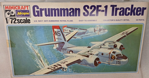 HASEGAWA GRUMMAN S2F-1 TRACKER 1/72 SCALE PLANE MODEL KIT | eBay