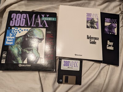 386 Max Version 6 Memory Manager IBM Computer Complete Program 1992 | eBay