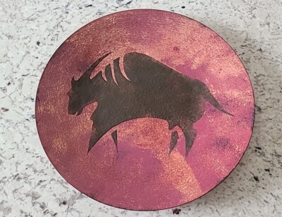 Barbara Culp Signed Enamel on Copper Plate, Handmade & Painted 11.5" | eBay