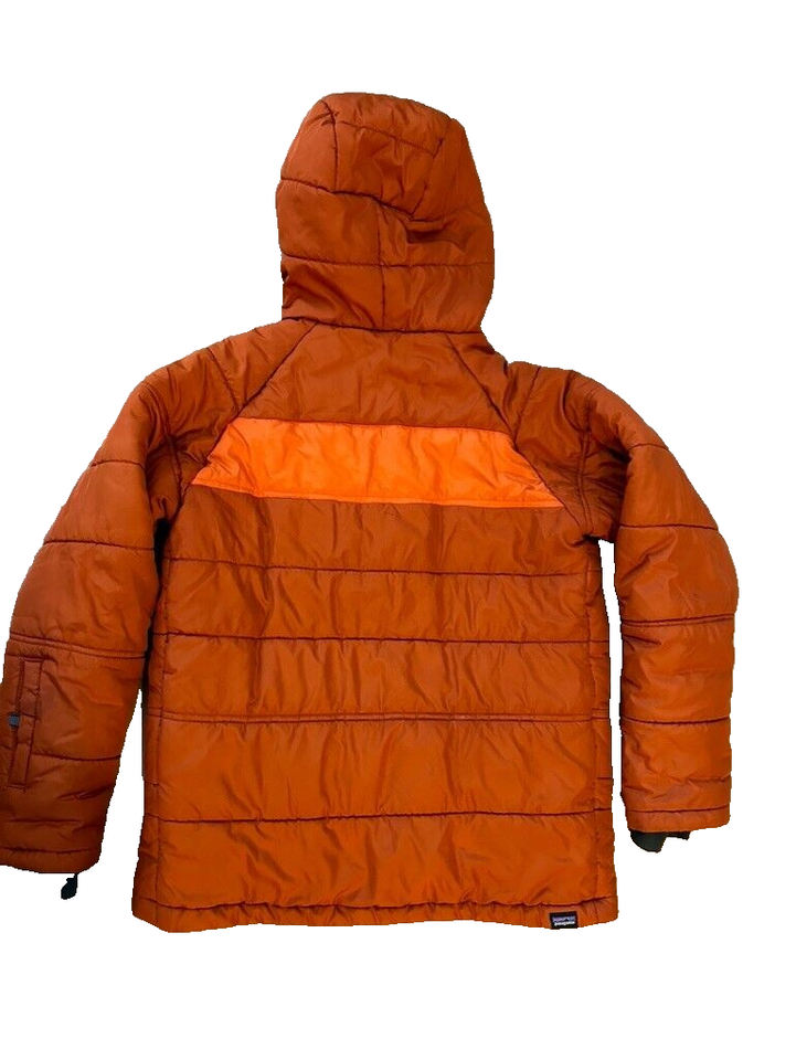 VINTAGE PATAGONIA HOODED KIDS ORANGE JACKET SIZE LARGE | eBay