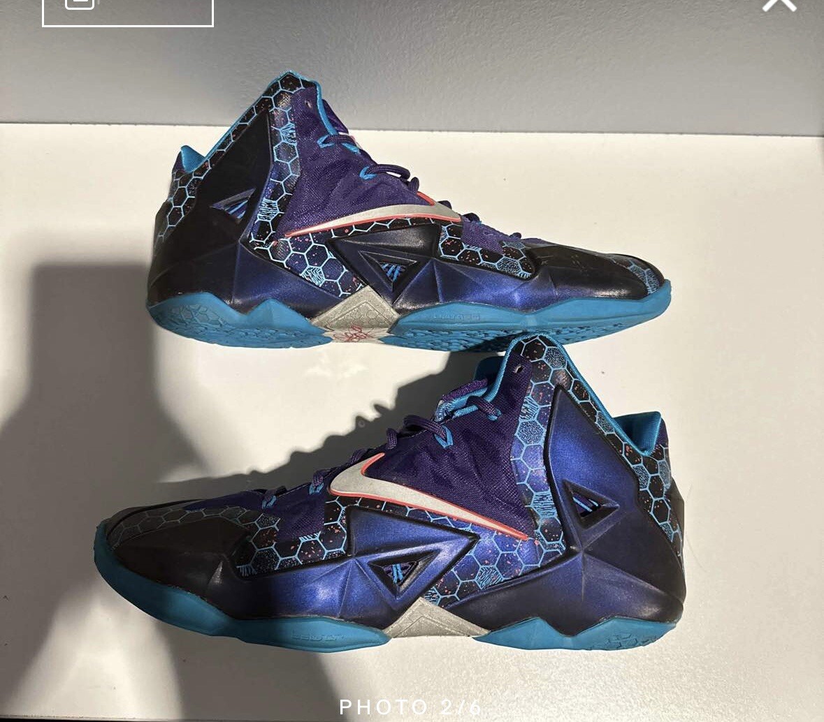 Nike Lebron XL 11 Summit Lake Hornets Basketball Shoe… - Gem