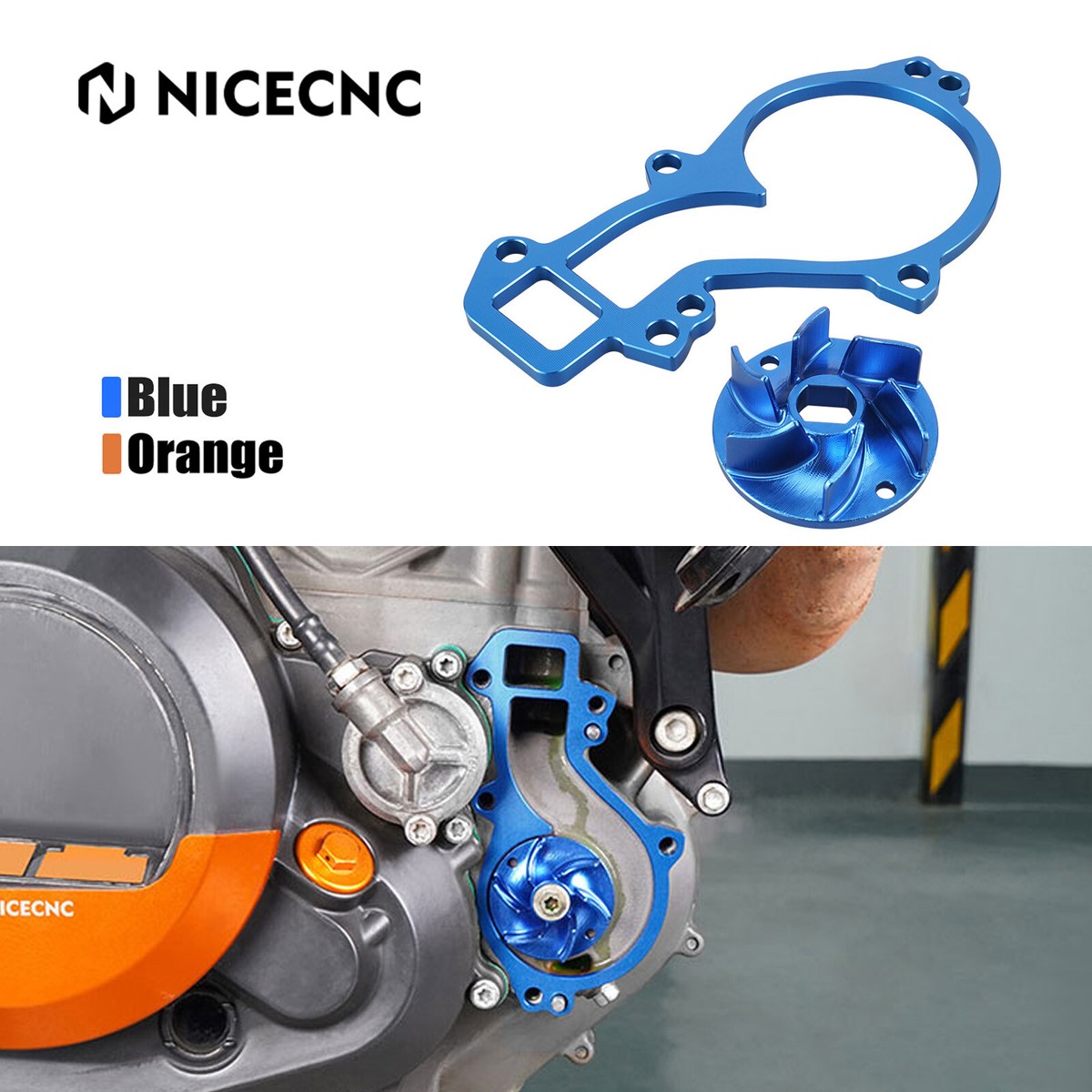 Motorcycle Heatsink Finned Oil Filter Cap Radiator For Husqvarna 701 ...
