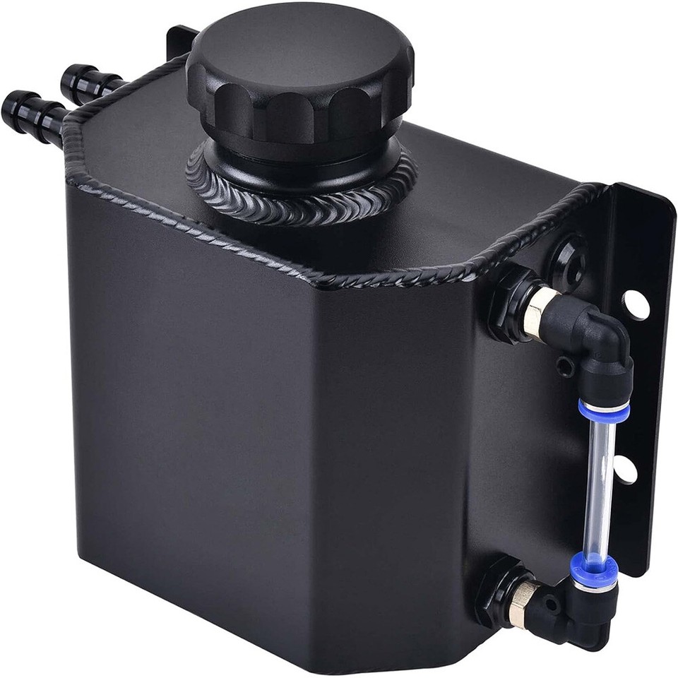 1L Aluminum Radiator Coolant Overflow Bottle Recovery Water Tank ...