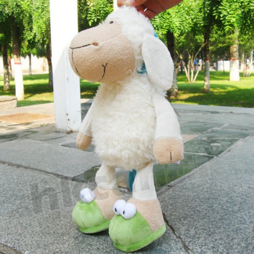 Blue Hat Sleepy sheep Stuffed Animals soft toy baby dolls plush toy ...