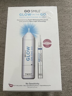 Go Smile Glow on the Go Teeth Whitening Pen with Blue-Light Technology ...