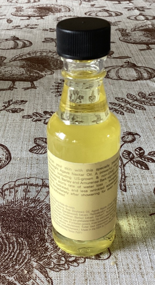 Farmhouse Fresh Travel Size Body Oil, Agave Nectar, Brand New, 1.7 fl ...