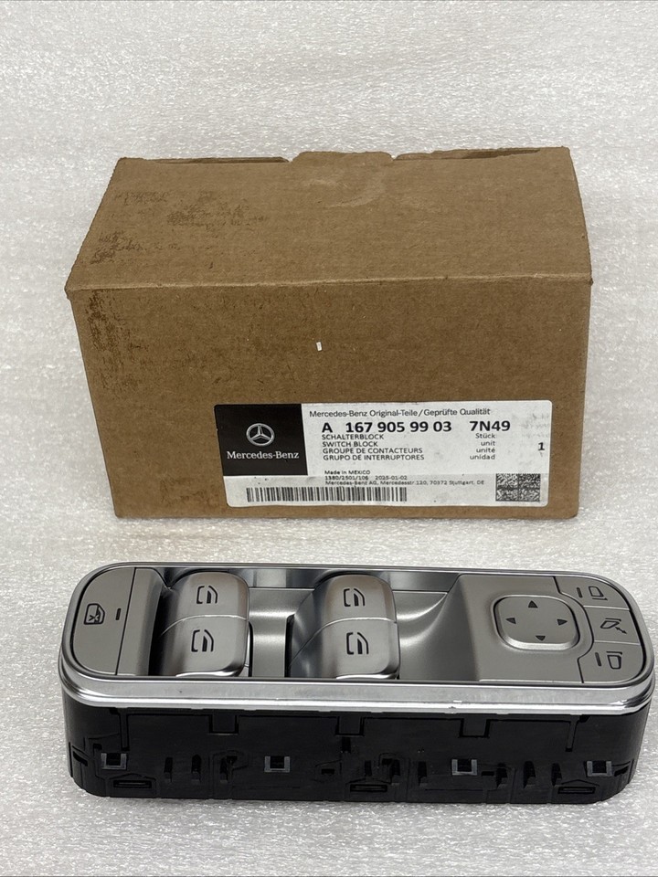 Genuine Power Master Window Switch For Mercedes-Benz W167 1679059903 ...