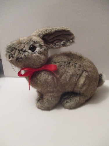 Ditz Designs 16" Brown Bunny Rabbit Plush The Hen House Realistic ...