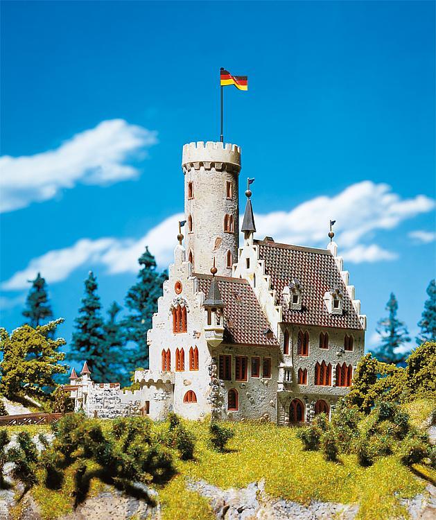 Faller N Scale Building/Structure Kit Classic Medieval Castle w/ Moat ...