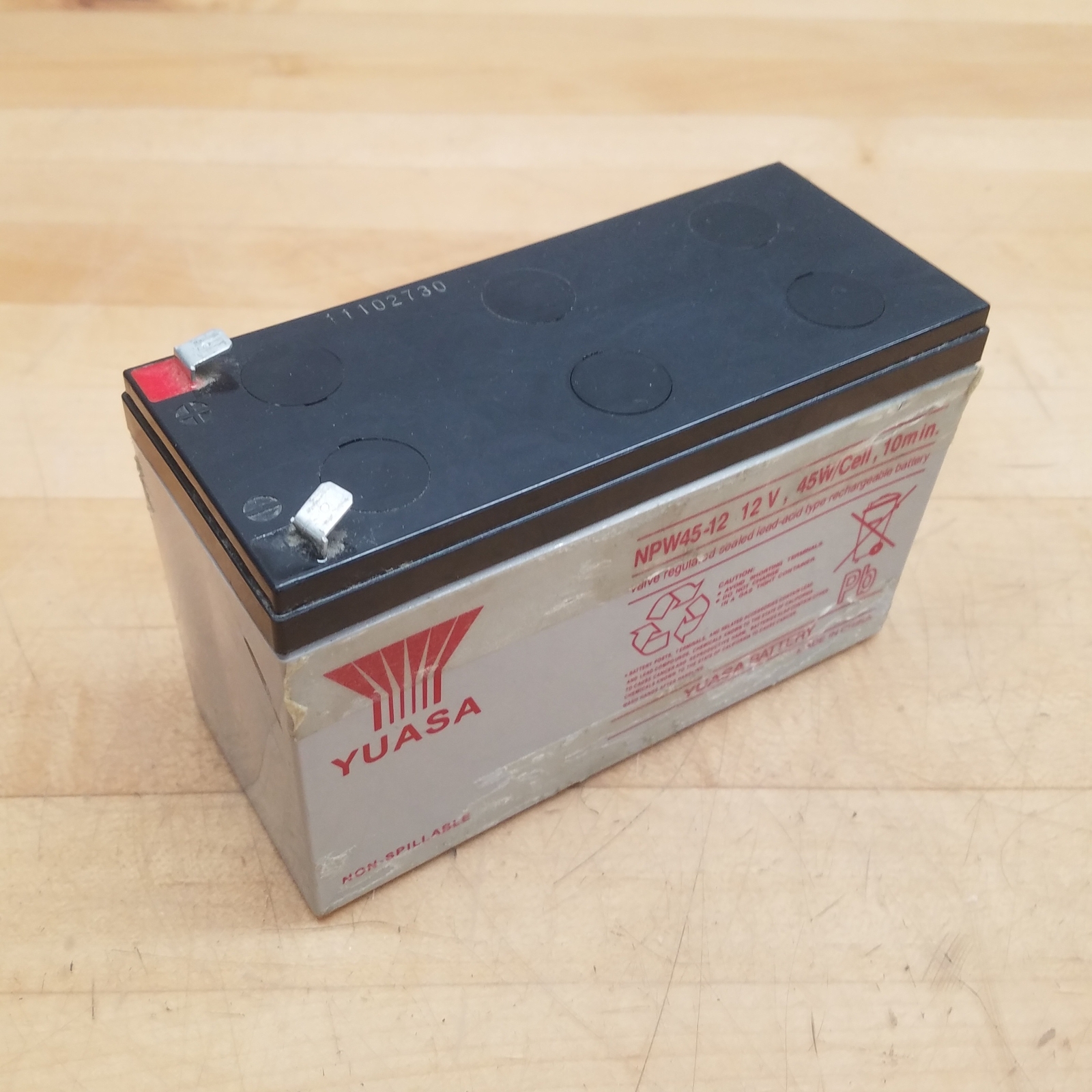 Yuasa NPW45-12 12V 7.5Ah High Rate VRLA Battery for sale online | eBay