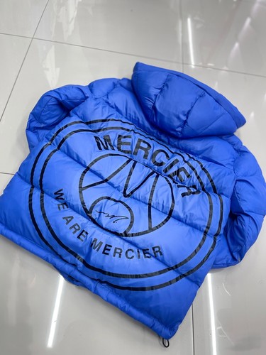 Mercier OG Badge Blue Paris Puffer Jacket | eBay UK