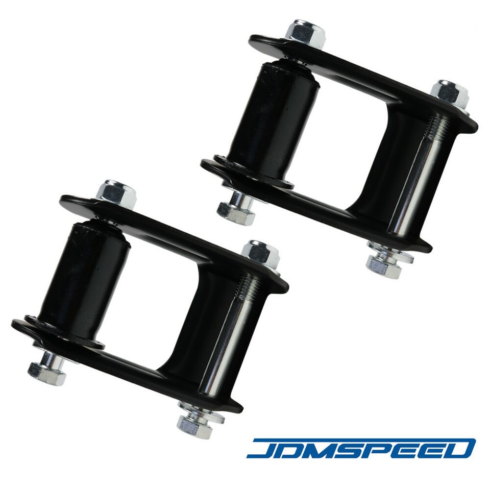 Pair Rear LH & RH Leaf Spring Shackle Kit for Chevy Blazer S10 GMC ...