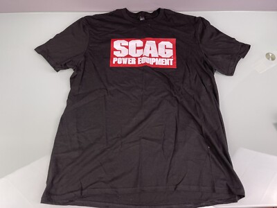Scag Power Equipment Logo T-shirt Black XXL 2XL BRAND NEW | eBay