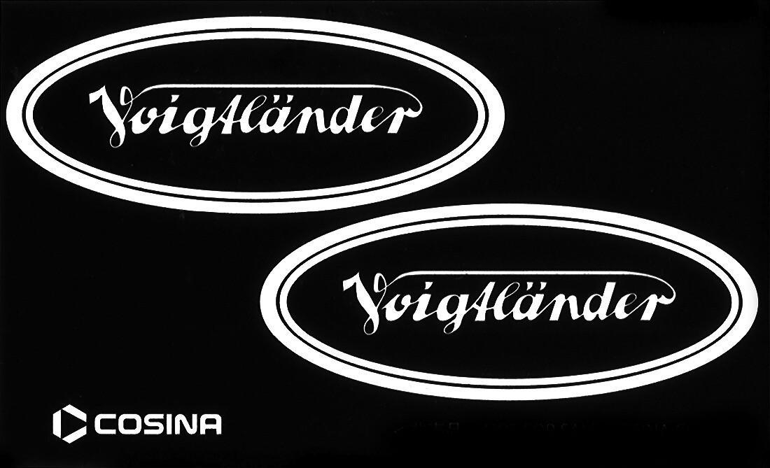 Brand New Voigtlander Stickers - 2 Pieces, 5.5cm x 2cm | eBay