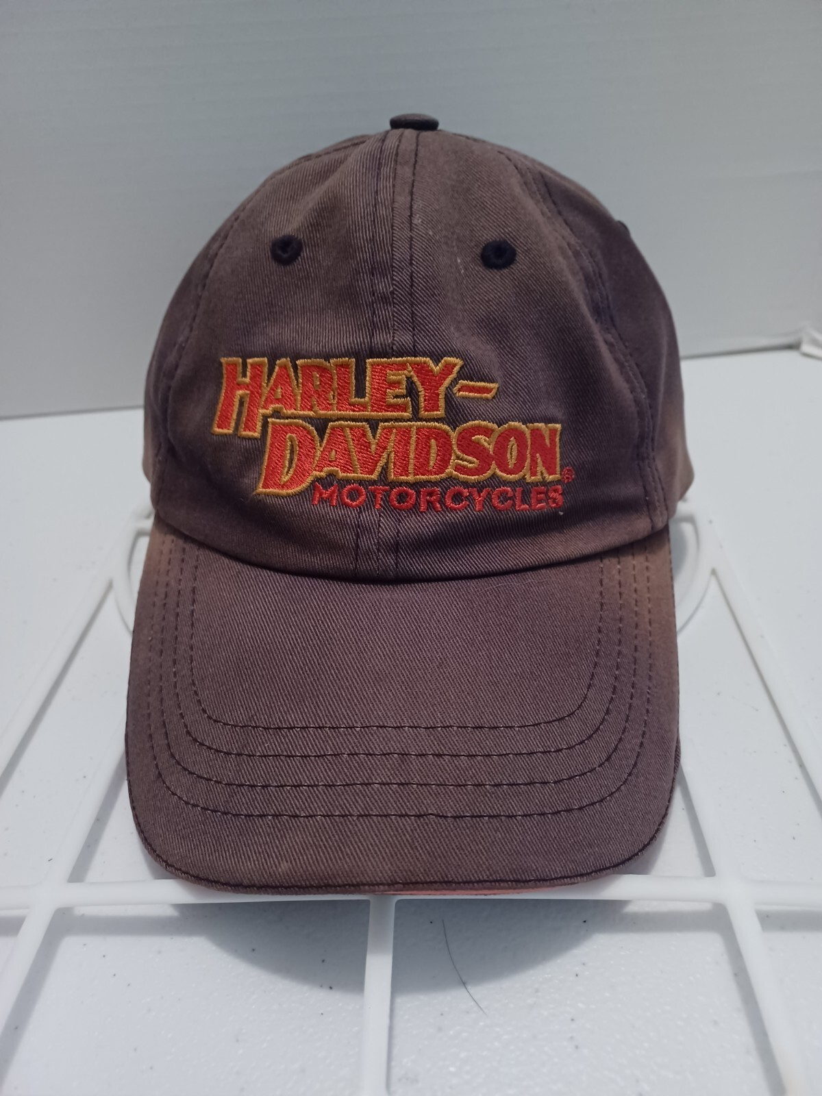 Genuine Harley Davidson Motorcycles Hat Cap Mens Brow… - Gem