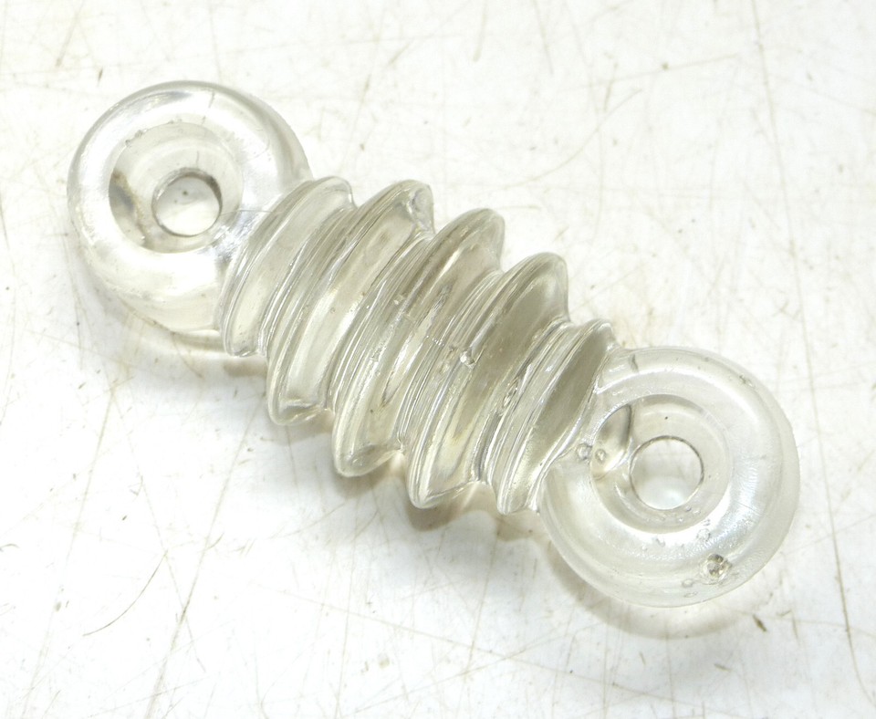 Clear Glass 4” Radio Antenna Wire Strain Insulator INV18106 | eBay