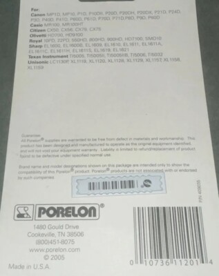 Porelon PR12 INK ROLLS Purple #11201 Calculator Adding Machine New | eBay