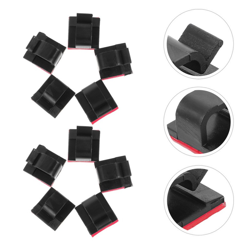 100pcs Cable Fix Clips Wire Wall Clips Cable Clips Adhesive Wire ...