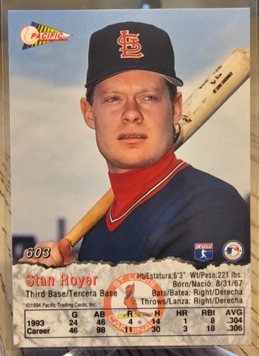 1994 Pacific Crown Collection - Stan Royer #603 for sale online | eBay