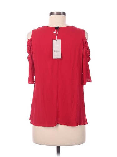 NWT Emery Rose Women Red Short Sleeve Top M | eBay