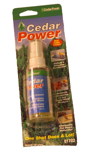 Brand New Cedar Fresh Cedar Spray 81702 Power Spray 2 fl oz Real Cedar ...