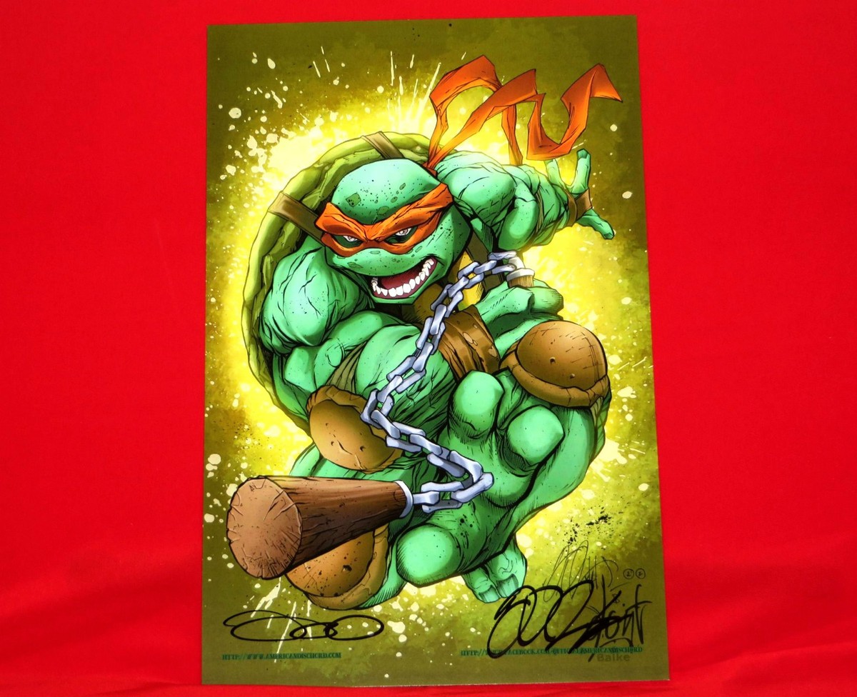 Tmnt Michelangelo Painting Teenage Mutant Ninja Turtles