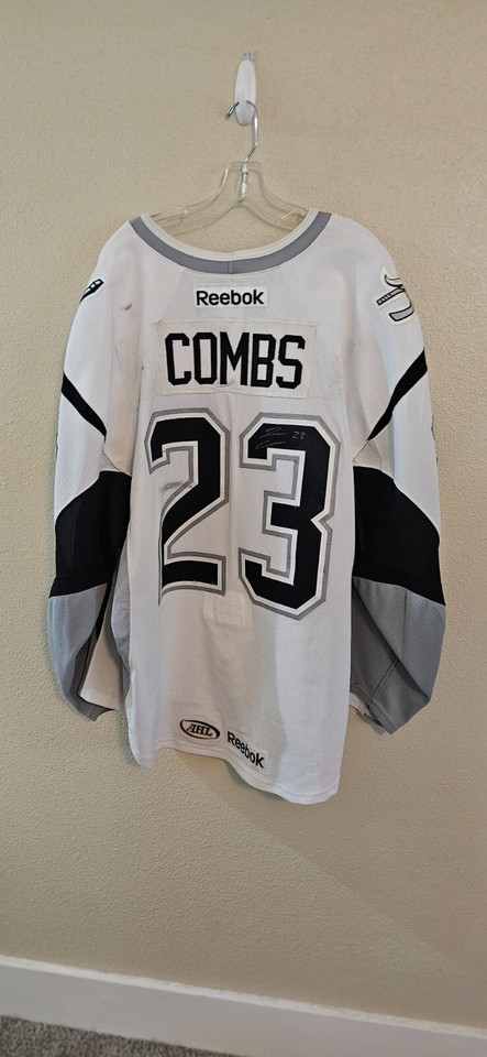 SAN ANTONIO RAMPAGE AUTHENTIC AHL REEBOK HOCKEY JERSEY - Combs | eBay