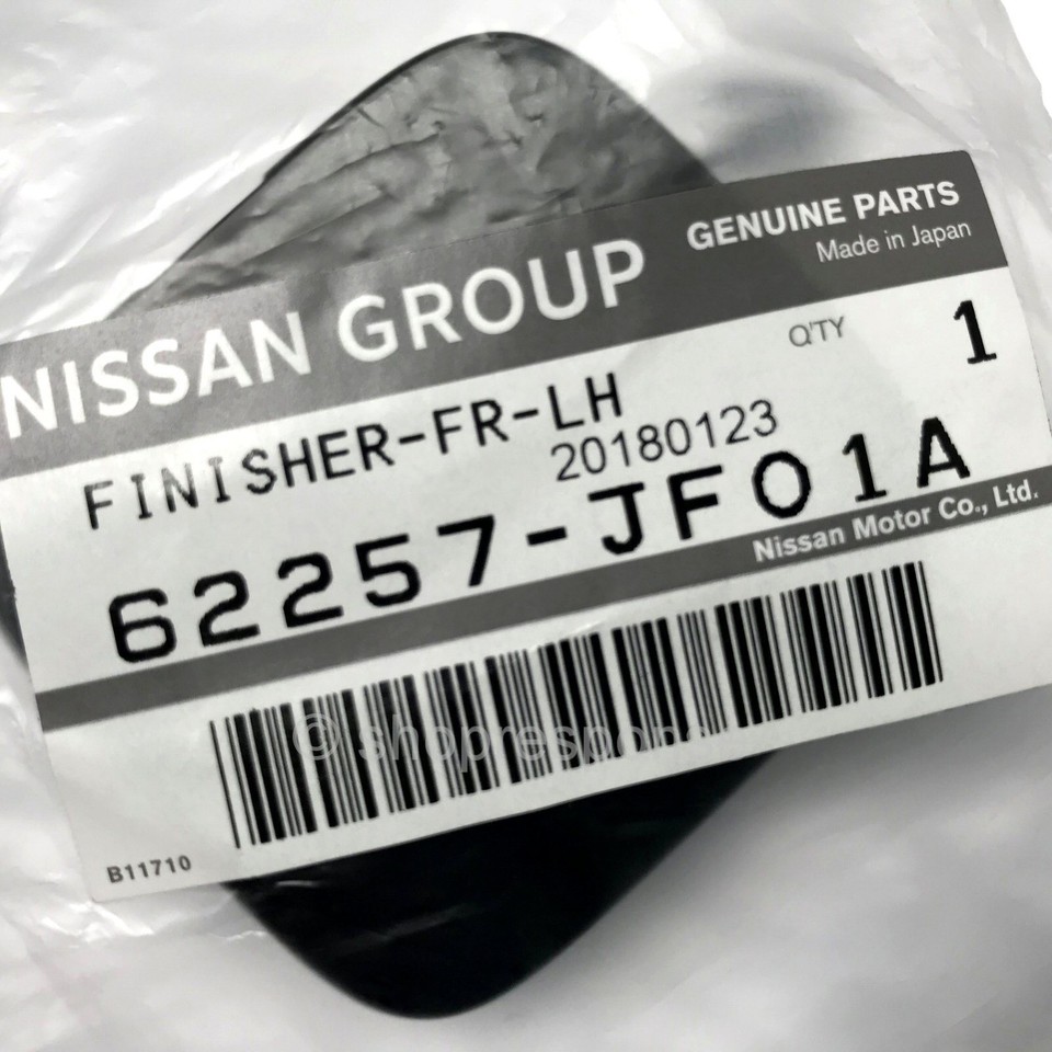 OEM Nissan 09-10 GT-R GTR R35 Front Bumper Tow Hook Cover Cap Unpainted ...