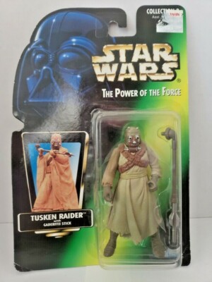 Star Wars The Power of the Force Tusken Raider w/ Gaderffii stick | eBay
