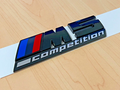Gloss Black M5C Competition Badge Emblem Sticker For M5 LCI F10 F90 | Rear