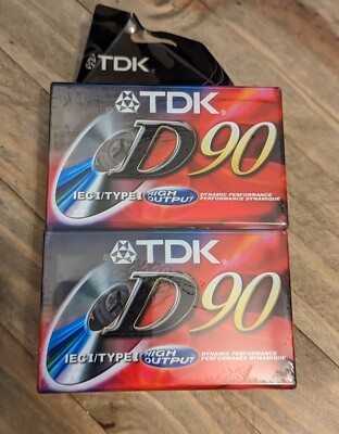 TDK 4 Pack Blank Audio Cassette Tapes D90 Superior Normal Bias 90 ...