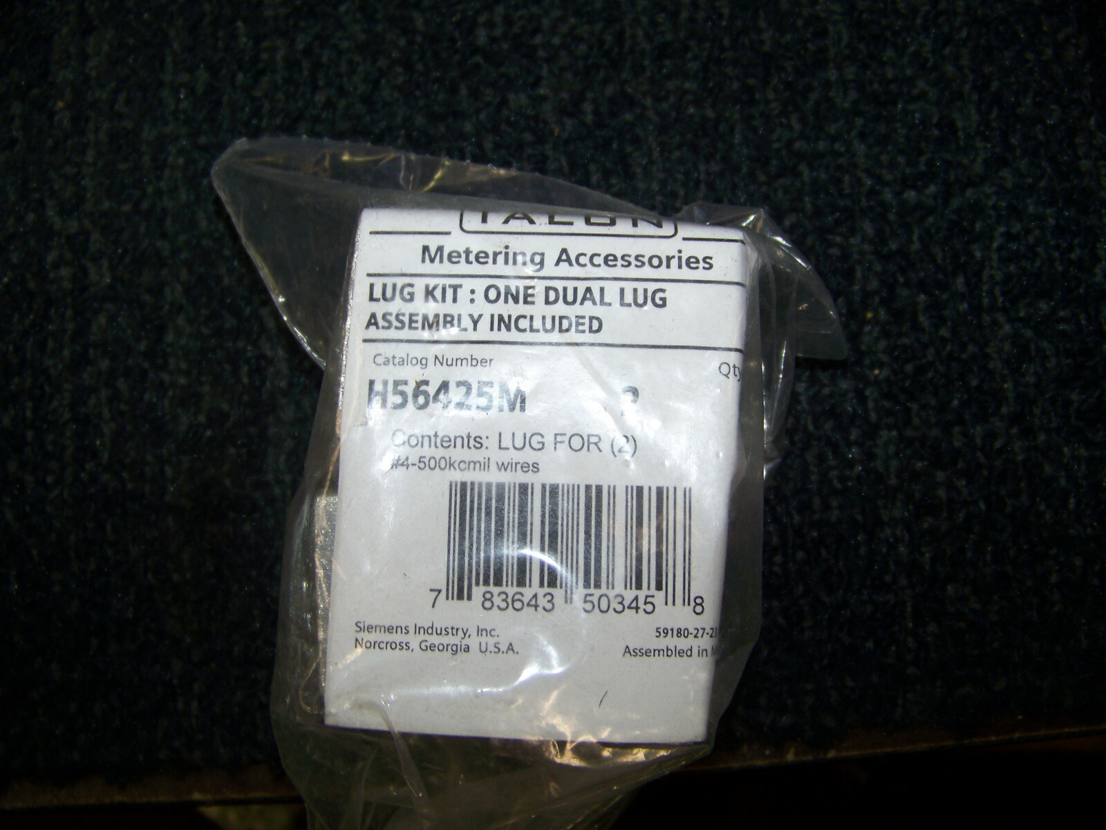 Talon Metering Accessories Lug Kit Dual Lug H56425M New | eBay