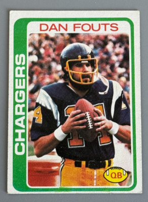 1978 Topps Football #499 Dan Fouts - VG/EX | eBay