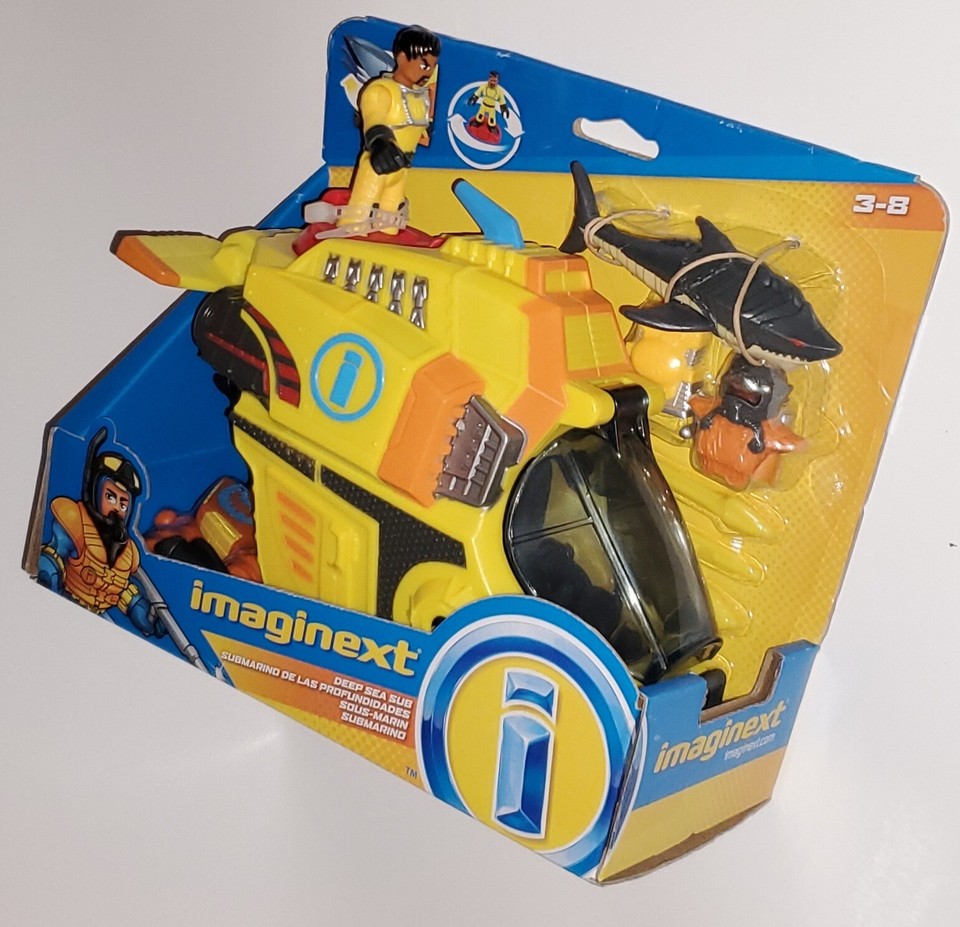 Imaginext Deep Sea Mission DEEP SEA SUB & Shark Ocean Adventure | eBay