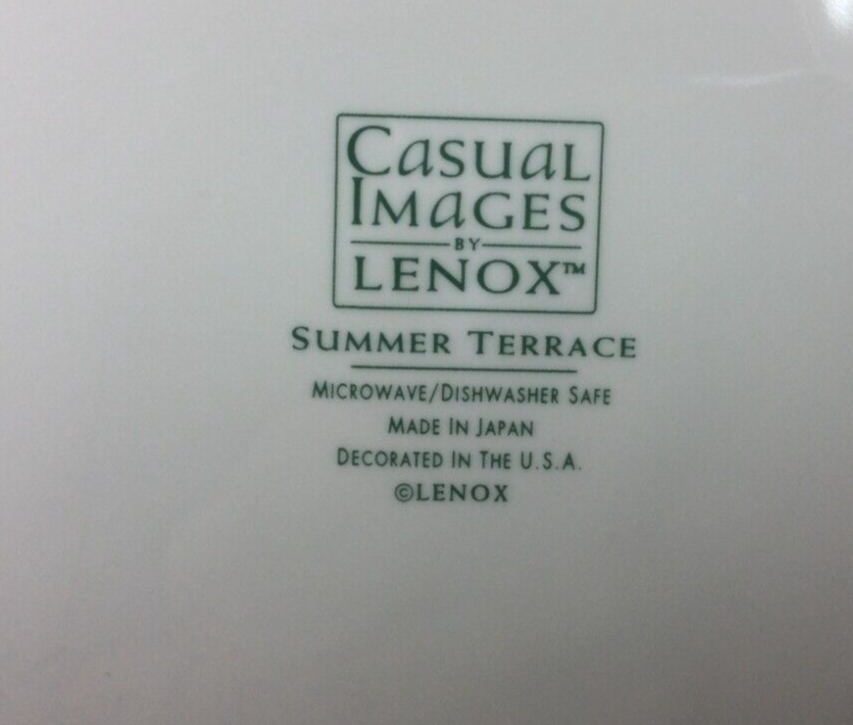 LENOX CASUAL IMAGES SUMMER TERRACE 12" RECTANGLE SERVING PLATTER | eBay
