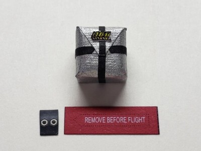 1:25 Deist SILVER Drag Parachute W Remove Before Flight Ribbon LBR ...