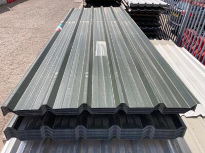 Box Profile Steel Roofing Sheets Juniper Green Pack 25 x 10ft Metal ...