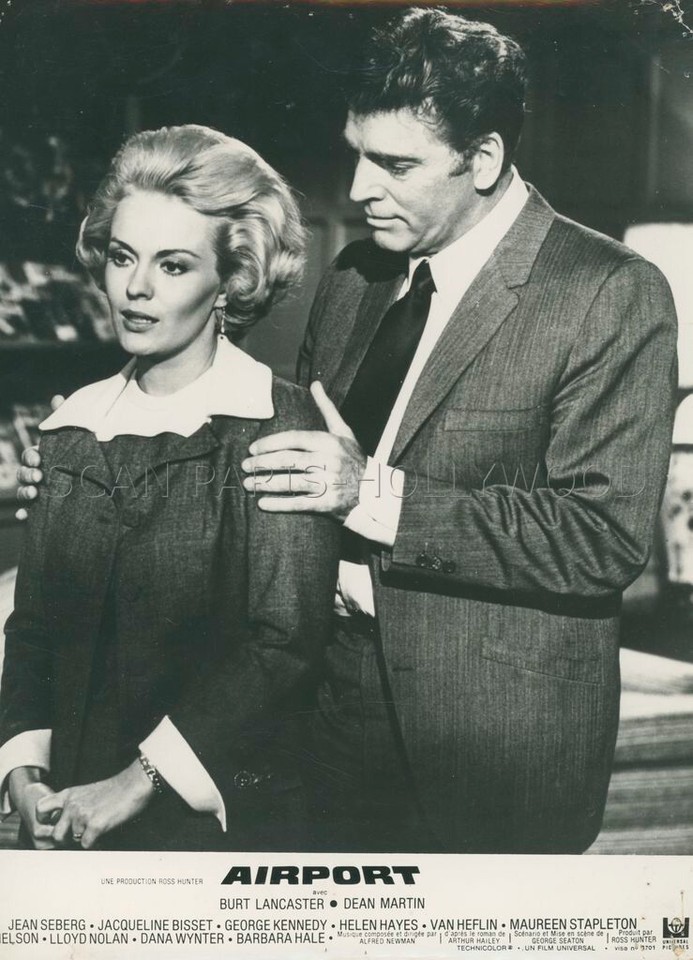 BURT LANCASTER JEAN SEBERG AIRPORT 1970 PHOTO ORIGINAL #12 | eBay
