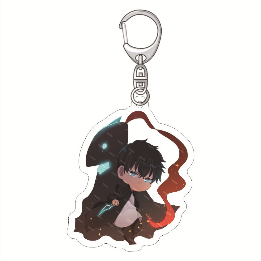 Anime Solo Leveling Acrylic Key Chain Anime Keyring Pendants | eBay ...