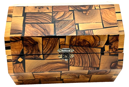 Vintage Judaica Jewish Olive Wood Sukkot Citron Etrog Box Judaism ...